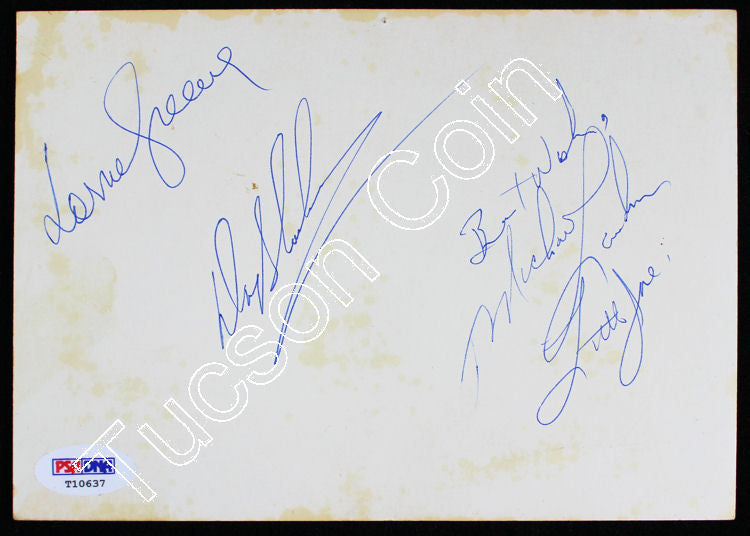 Bonanza Cast Autographed Photo