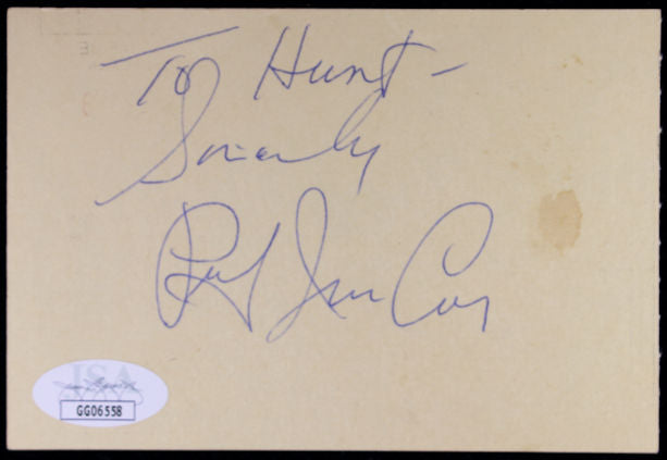 Irwin Corey Signed Cut